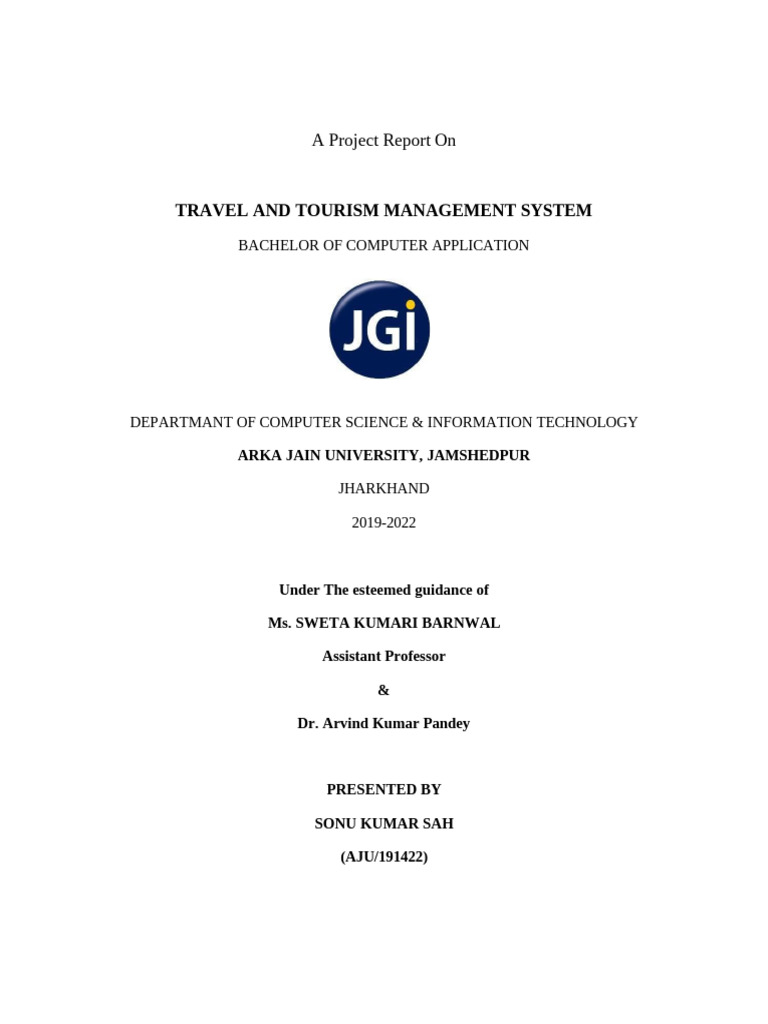 Travel and Tourism Management System Report | PDF | Apache Http Server ...