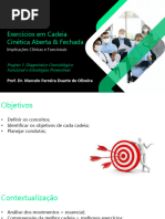 Exercícios de Cadeia Cinética Fechada Vs Exercícios de Cadeia Cinética ...