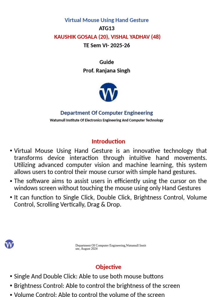 Virtual - Mouse - Using - Hand - Gesture-3 (1) .PPTX - Read-Only | PDF | Cursor (User Interface ...