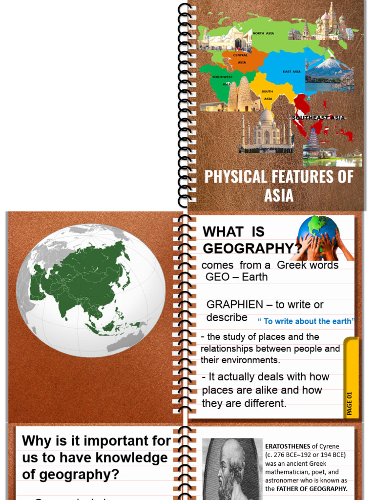 1 - Physical Features of Asia | PDF | Asia | Middle East