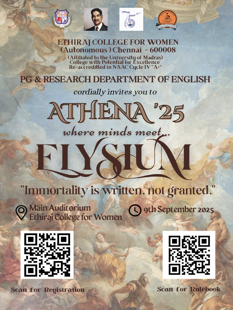 Athena'25 Invite | PDF