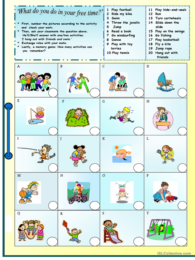 What Do You Do in Your Free Time | PDF