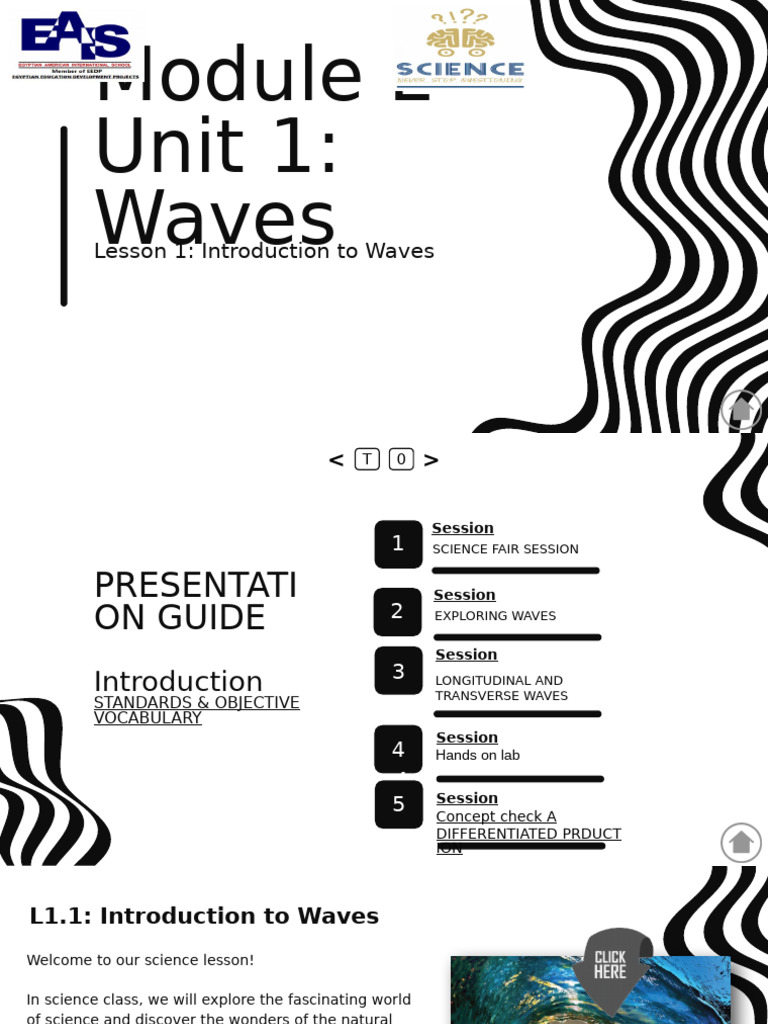 WK1 SC G6 PPT L1.1 Introduction of Waves | PDF | Waves | Earthquakes