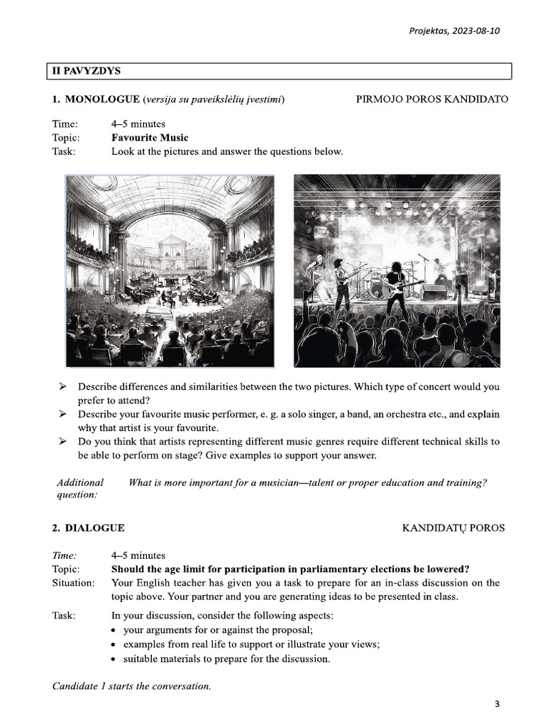 MUSIC Talking Lesson 4 | PDF