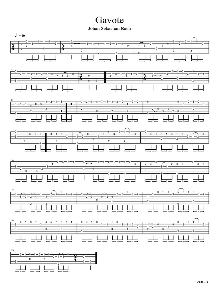 Bach Music Notation Analysis | PDF
