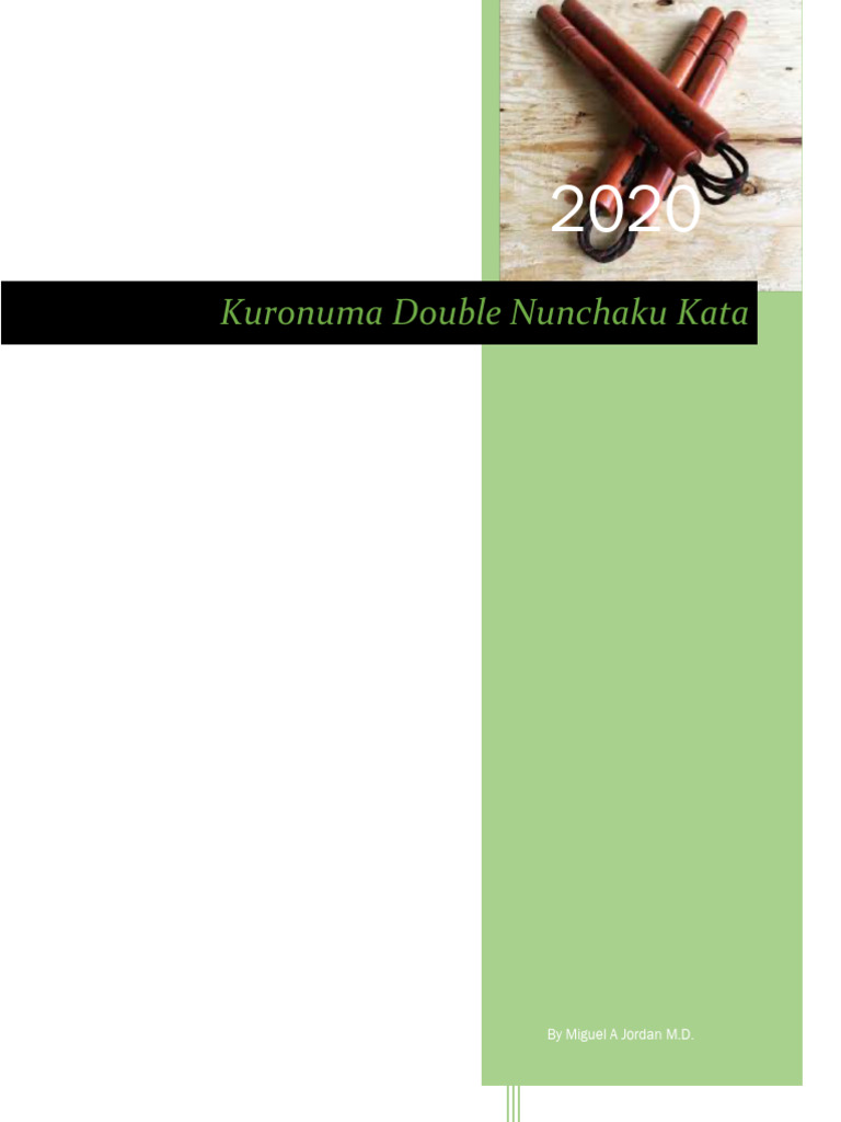 Kuronuma Double Nunchaku Kata 2020 | PDF | East Asian Martial Arts | Japanese Martial Arts