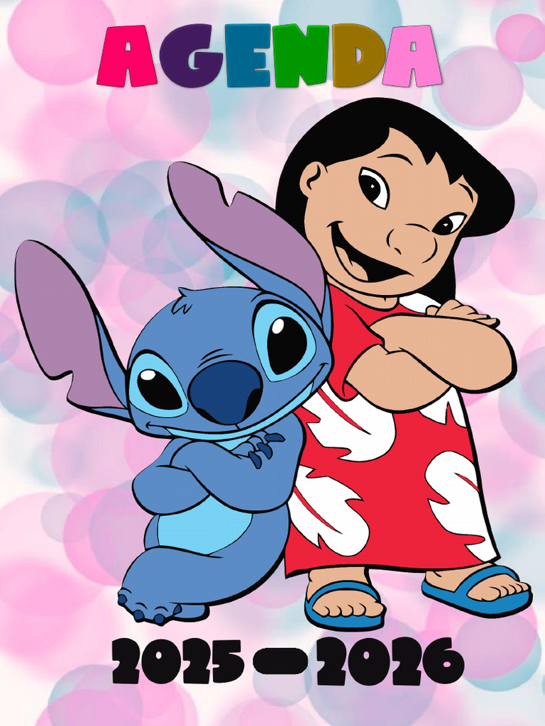 Agenda Escolar Lilo y Stich 2025 2026 PDF | PDF