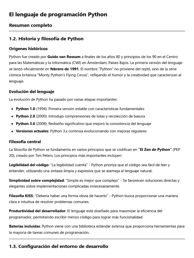 SOF 104 - Unidad 1 Python, Semana 1 | PDF | Python (lenguaje de programación) | Entorno de ...