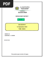 TERM 3 GEOGRAPHY TASK Grade 9 | PDF | Agriculture | Soil