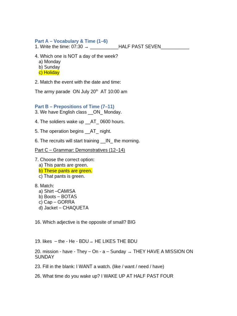 EE Activity Game FIRST TERM | PDF