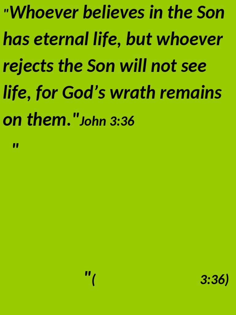 Whoever Believe | PDF