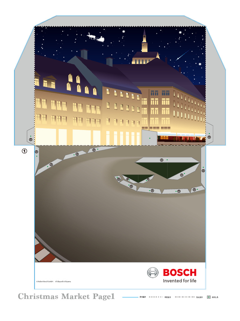 Papercraft 2015 Christmas Market 01 | PDF