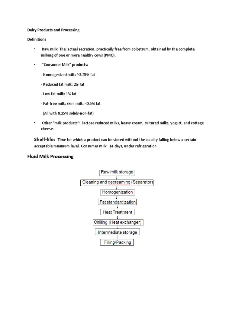 Milk Processing: From Raw Milk Collection Through Pasteurization ...