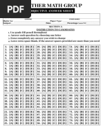 WAEC Objective Answer Sheet PDF | PDF