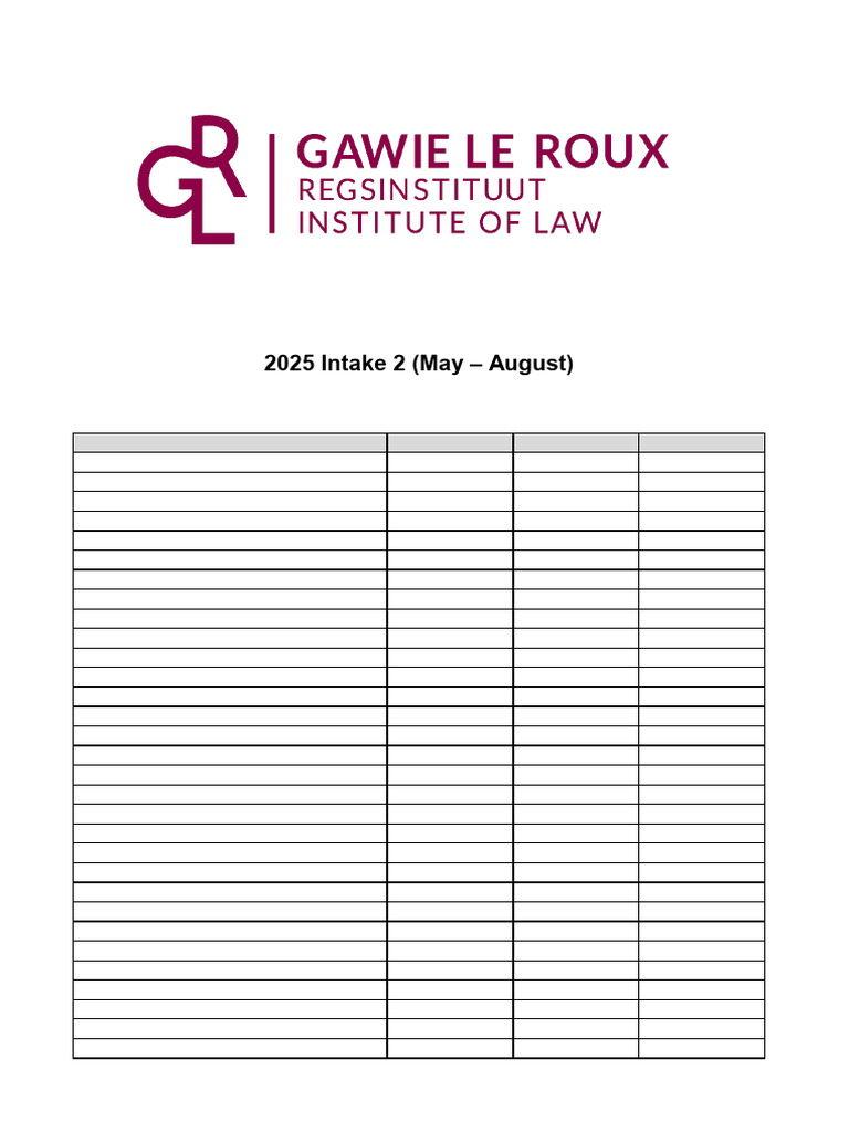 2025 Legal Practice Course Schedule | PDF | Trials | Common Law