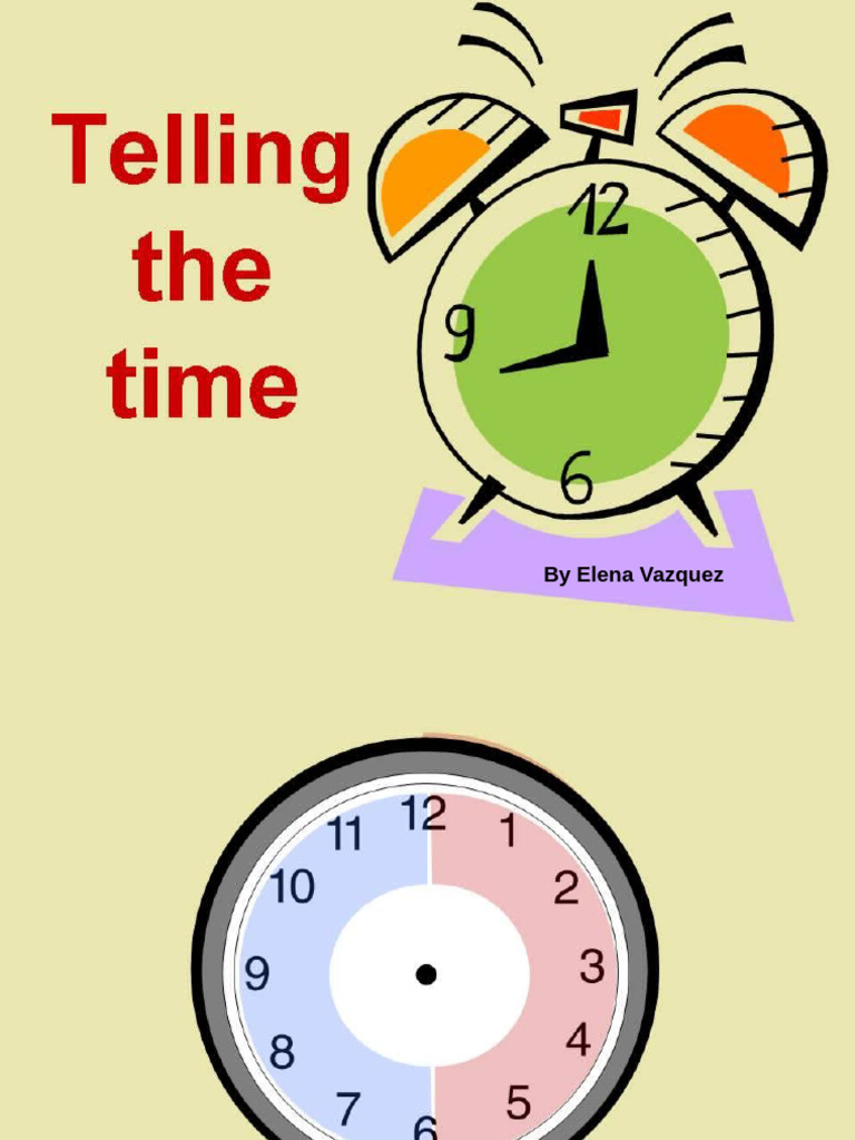 Telling The Time | PDF
