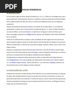 Historia y Evolución del Latín | PDF | latín | imperio Romano