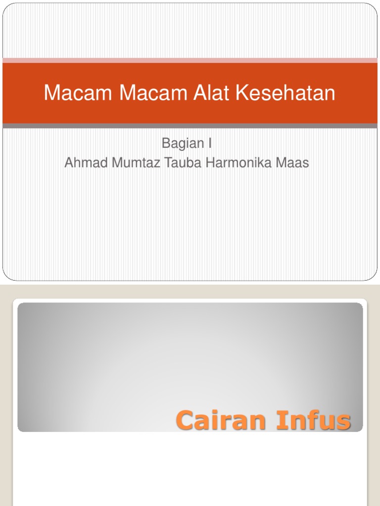 Macam Macam Alkes | PDF