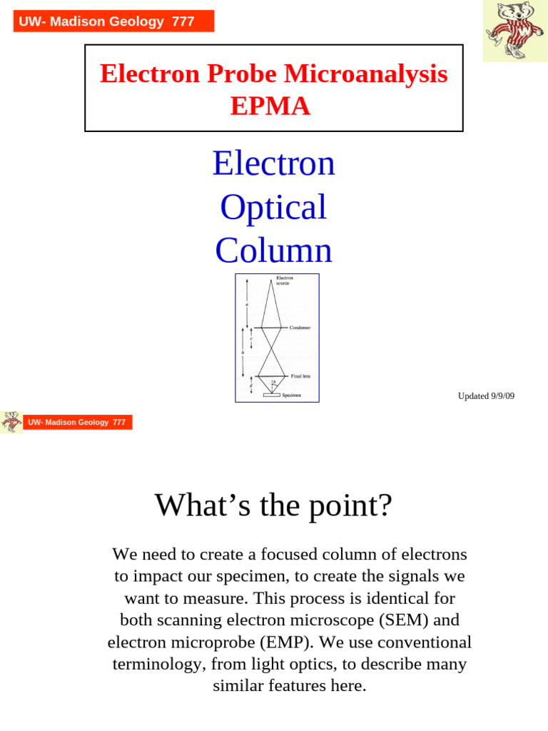 30 Electron-Optic Column | PDF | Scanning Electron Microscope ...