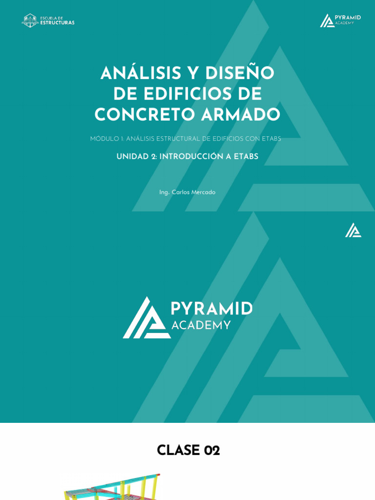 Clase 02 Edificios Con ETABS 2025 1 | PDF | Doblar | Hormigón
