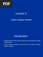 Visual Display Unit (VDU) | PDF