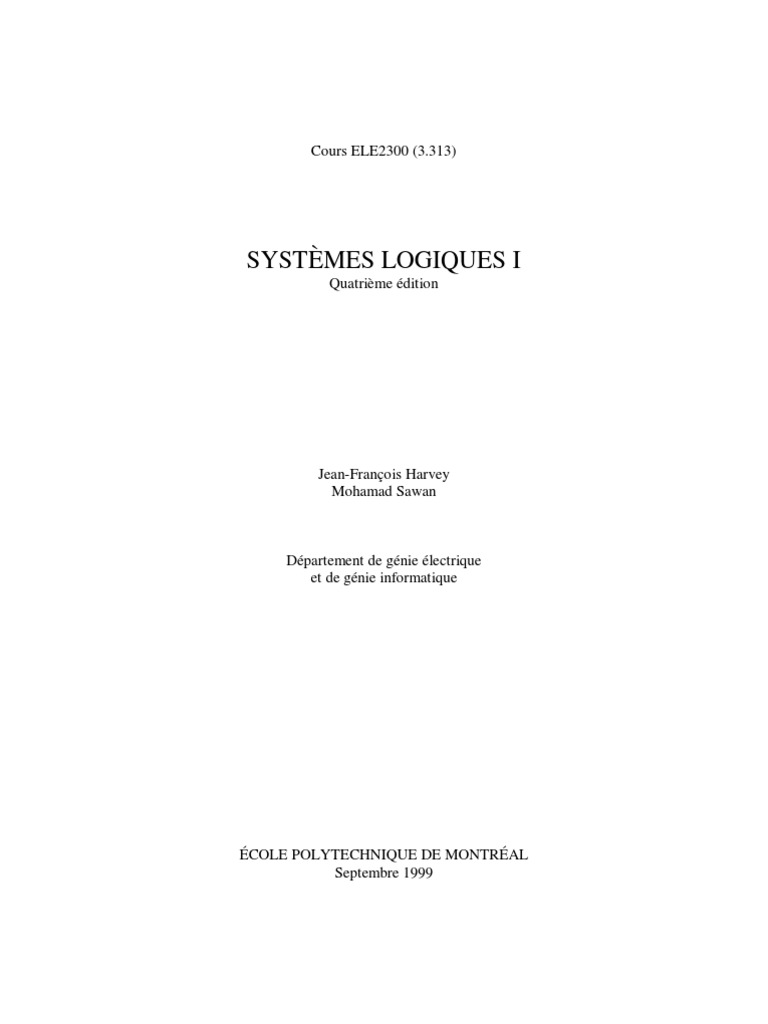 Systéme Logique | PDF | Méthodes et références pédagogiques