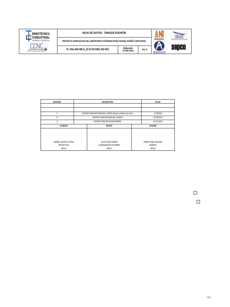 TC 346 Ani SKCG - Ec14 Id Mee HD 002 C Datasheet Tanque Pulmón | PDF