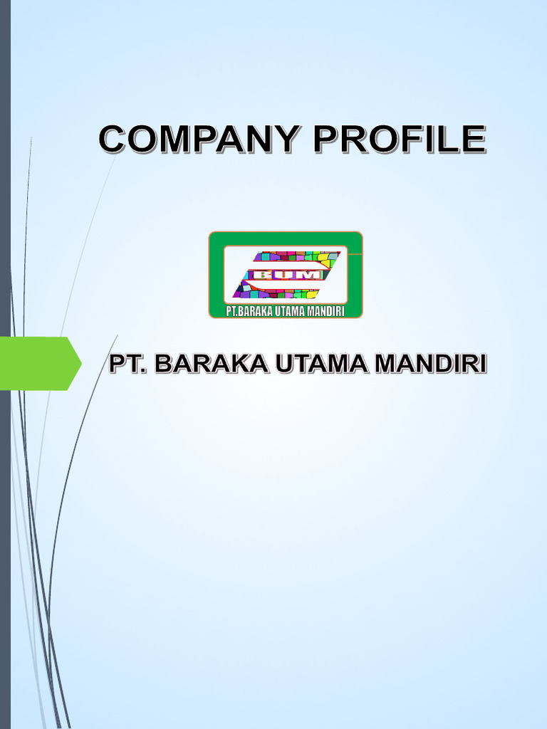 Company Profile PT. BUM | PDF