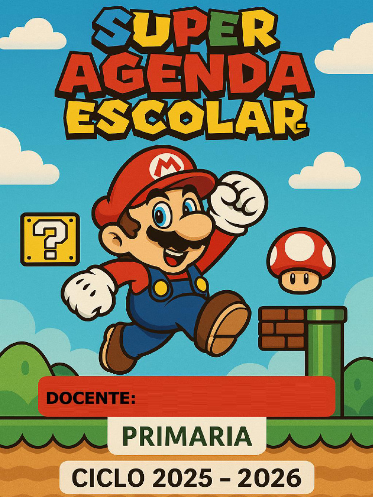 Agenda Mario 2025-2026 | PDF