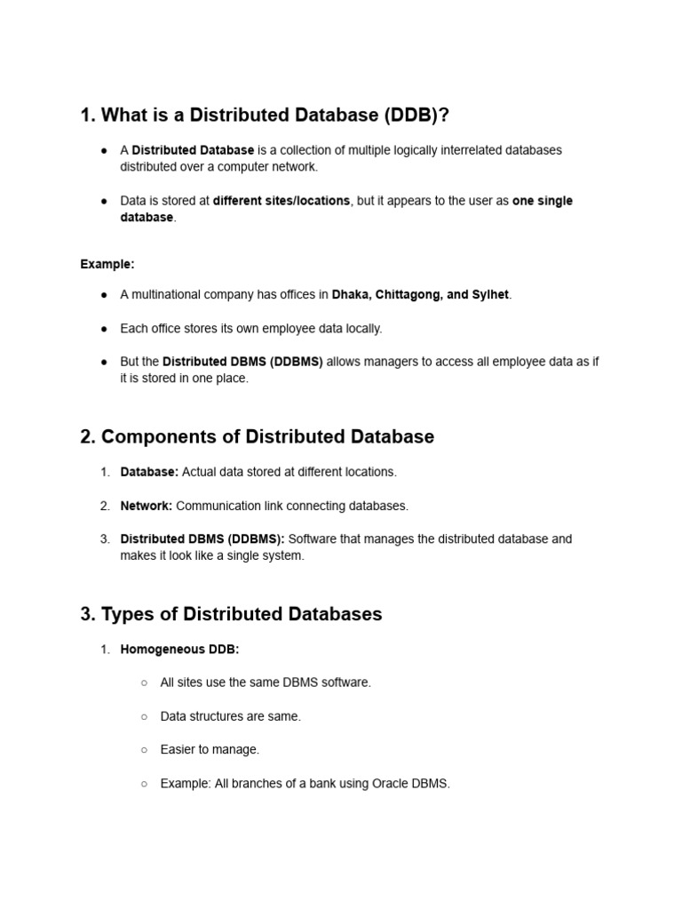 Understanding Distributed Databases | PDF | Databases | Software