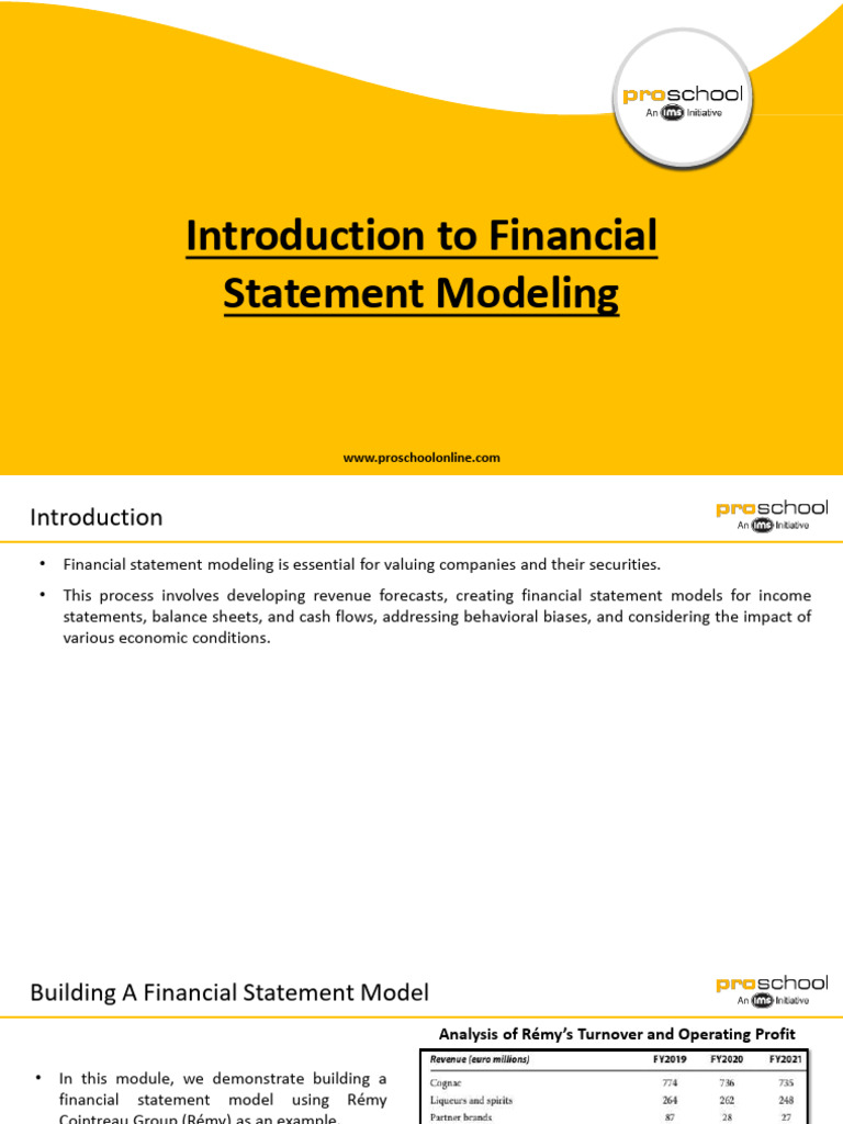 11+ +Intro+to+Financial+Statement++Modelling | PDF | Demand | Gross Margin