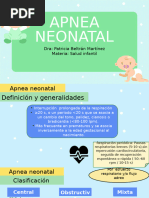 Apnea Neonatal: Causas y Manejo | PDF | Apnea | Respiración