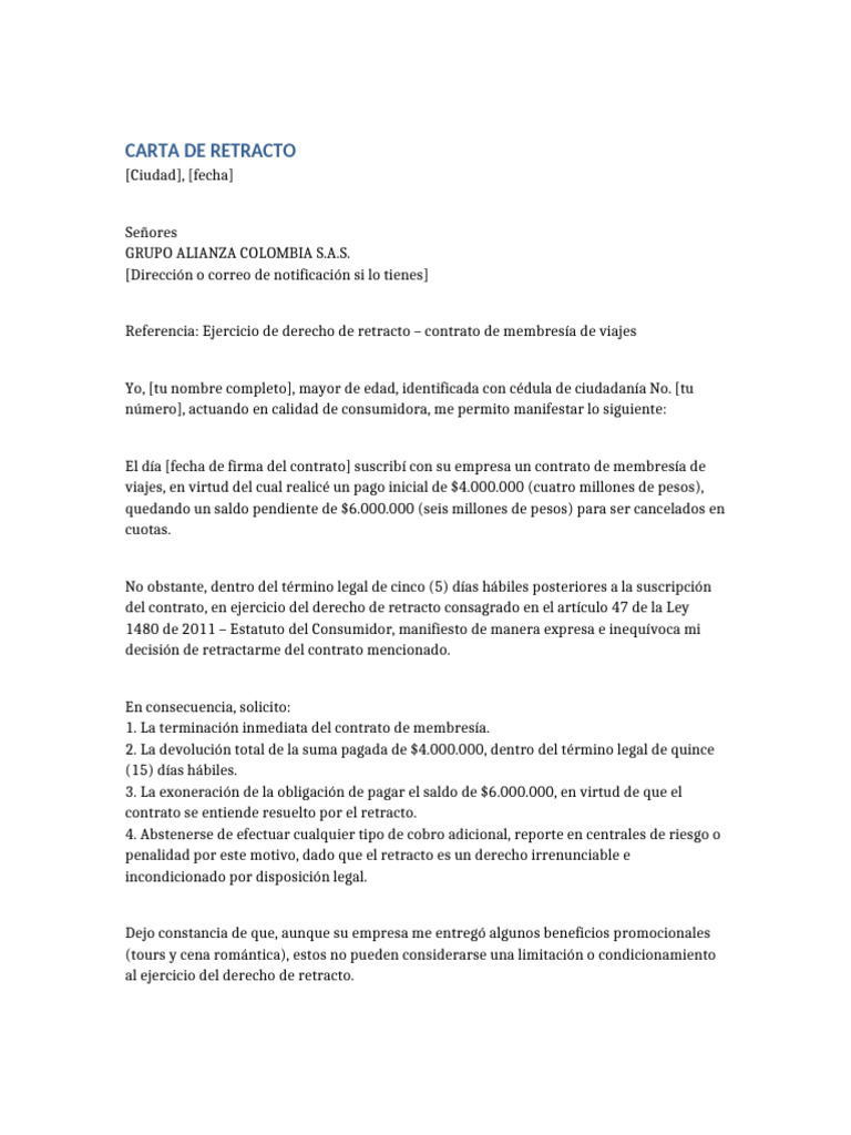 Ejercicio de Derecho de Retracto | PDF