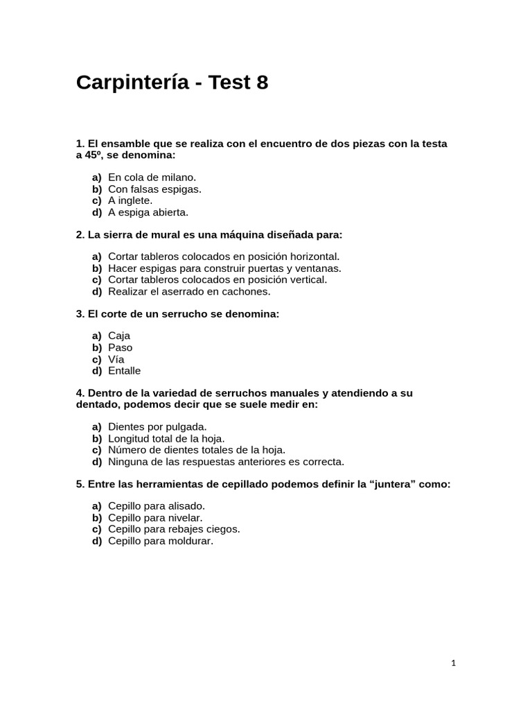 Carp - Test 8 | PDF