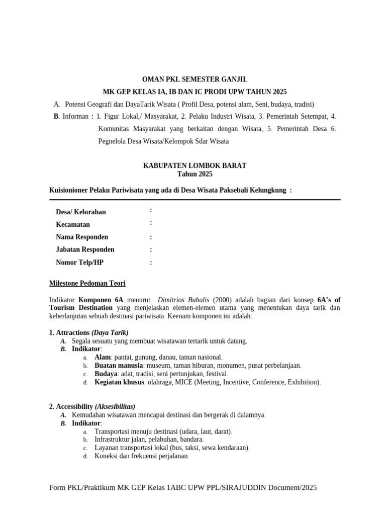 Gep-Pedoman PKL Gep Iabc Upw PPL | PDF