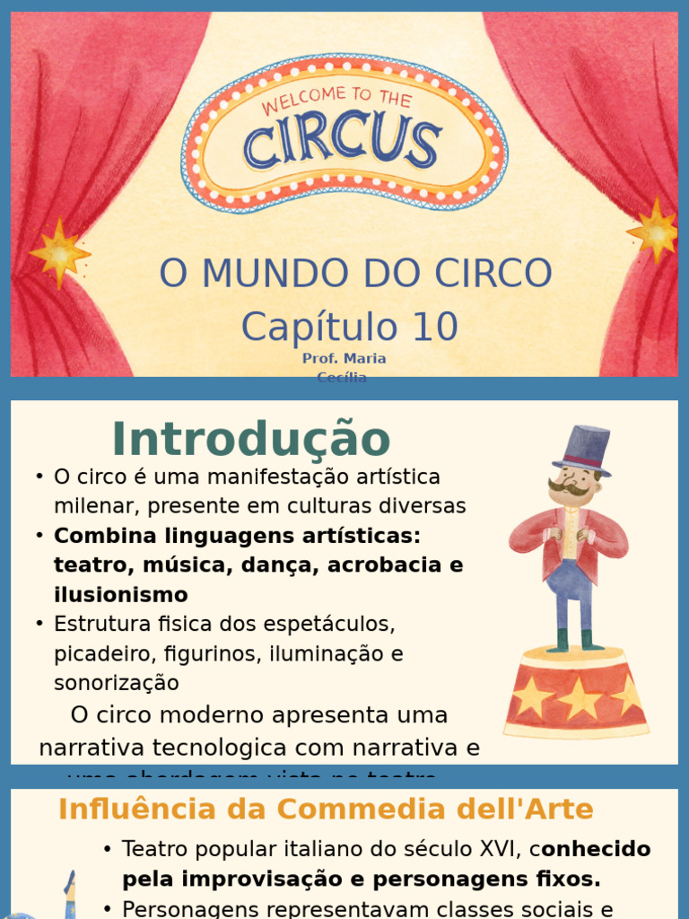 Cap 10- o Mundo Do Circo | PDF | Circo | Commedia Dell'arte