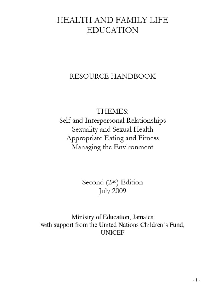Bie Hfle Resource Handbook | PDF | Physical Fitness | Violence