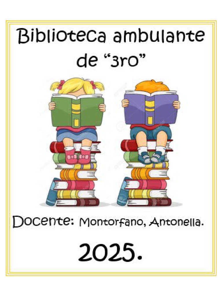 3° Proyecto de Biblioteca | PDF
