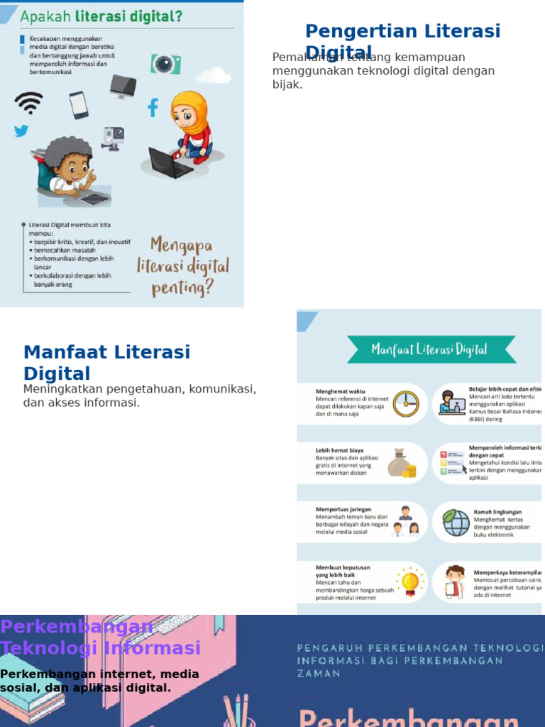 Gambar Literasi Digital dan Manfaatnya | PDF