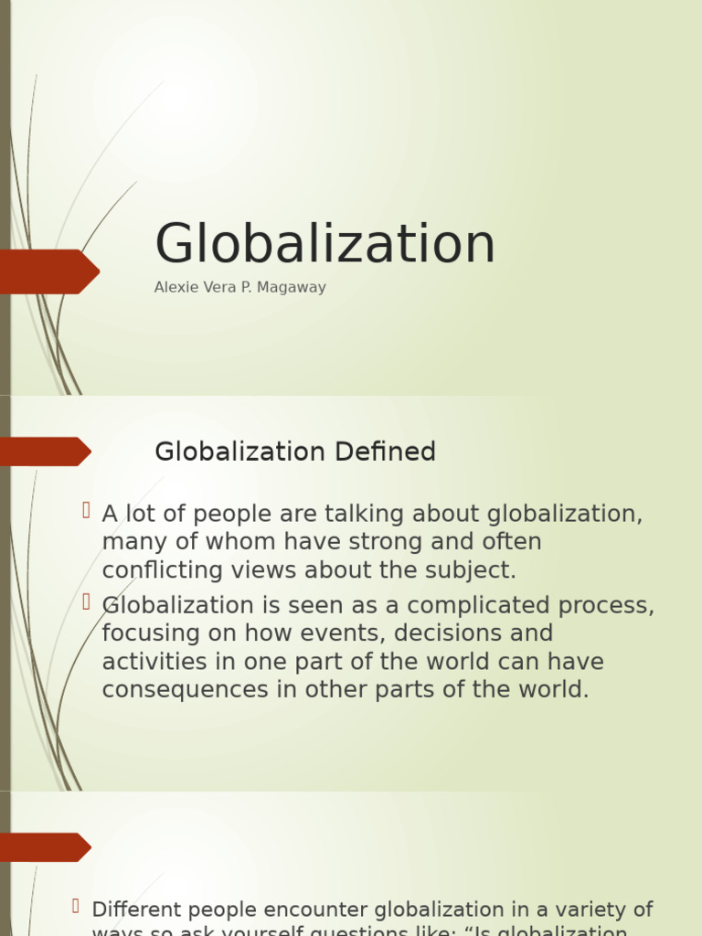 1-Intro-to-Glob | PDF | Globalization | Political Economy