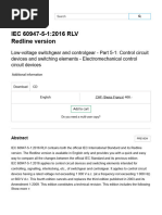 IEC 62271-103: High-Voltage Switchgear | PDF