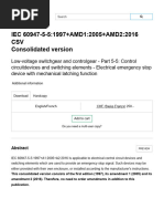 Emergency Stop Design Guide: ISO 13850 | PDF | Safety