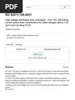 IEC 62271-100:2021 Overview | PDF | Capacitor | Resistor