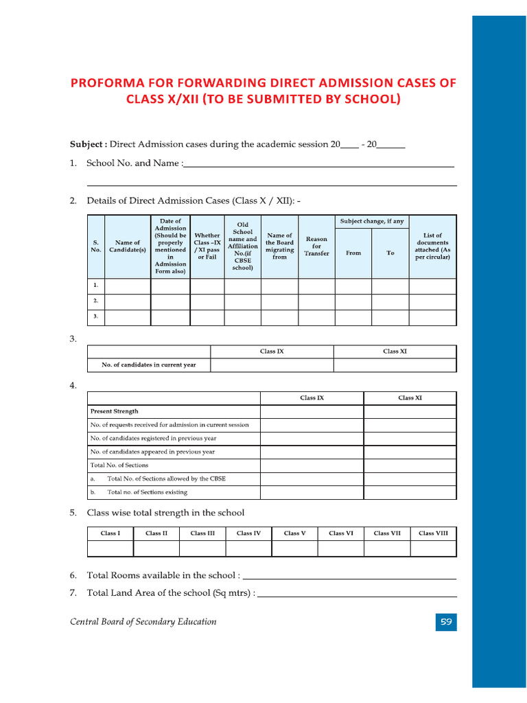 School Form | PDF