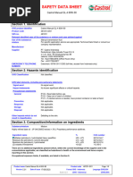 Castrol Multipurpose Grease Safety Data | PDF | Occupational Safety And ...