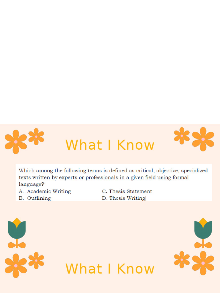 Identifying Thesis Statement and Outlining | PDF | Thesis | Logic