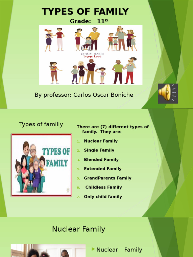 Types of Family Power Point 2 | PDF | Stepfamily | Grandparent
