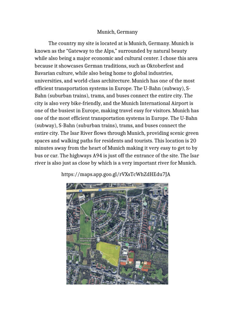Munich Germany Summary | PDF