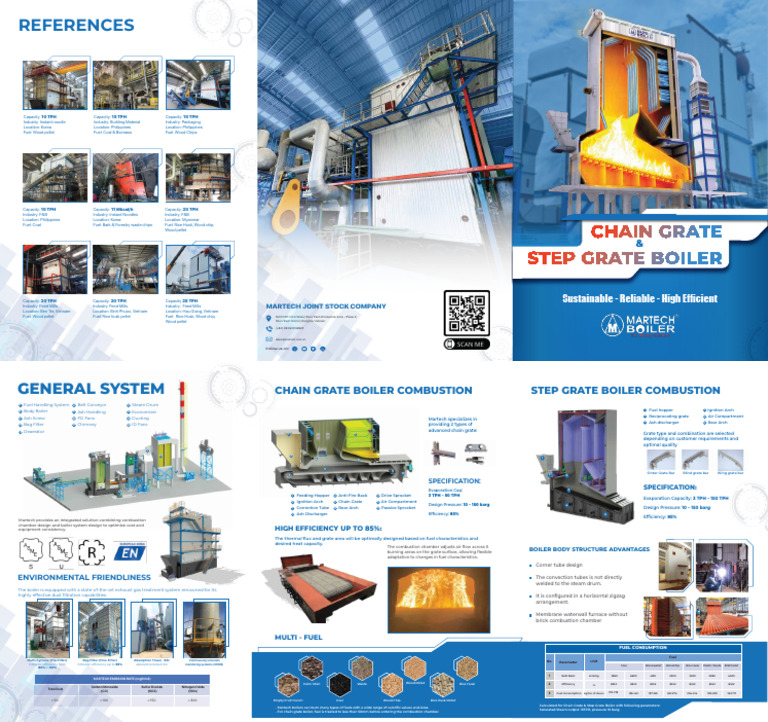 Step Grate & Chain Grate Boilers | PDF | Boiler | Combustion