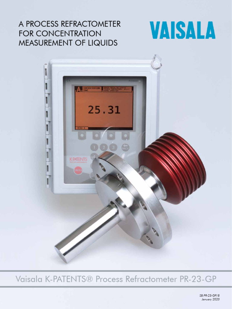 PR 23 GP Process Refractometer B211886EN | PDF | Refractive Index ...